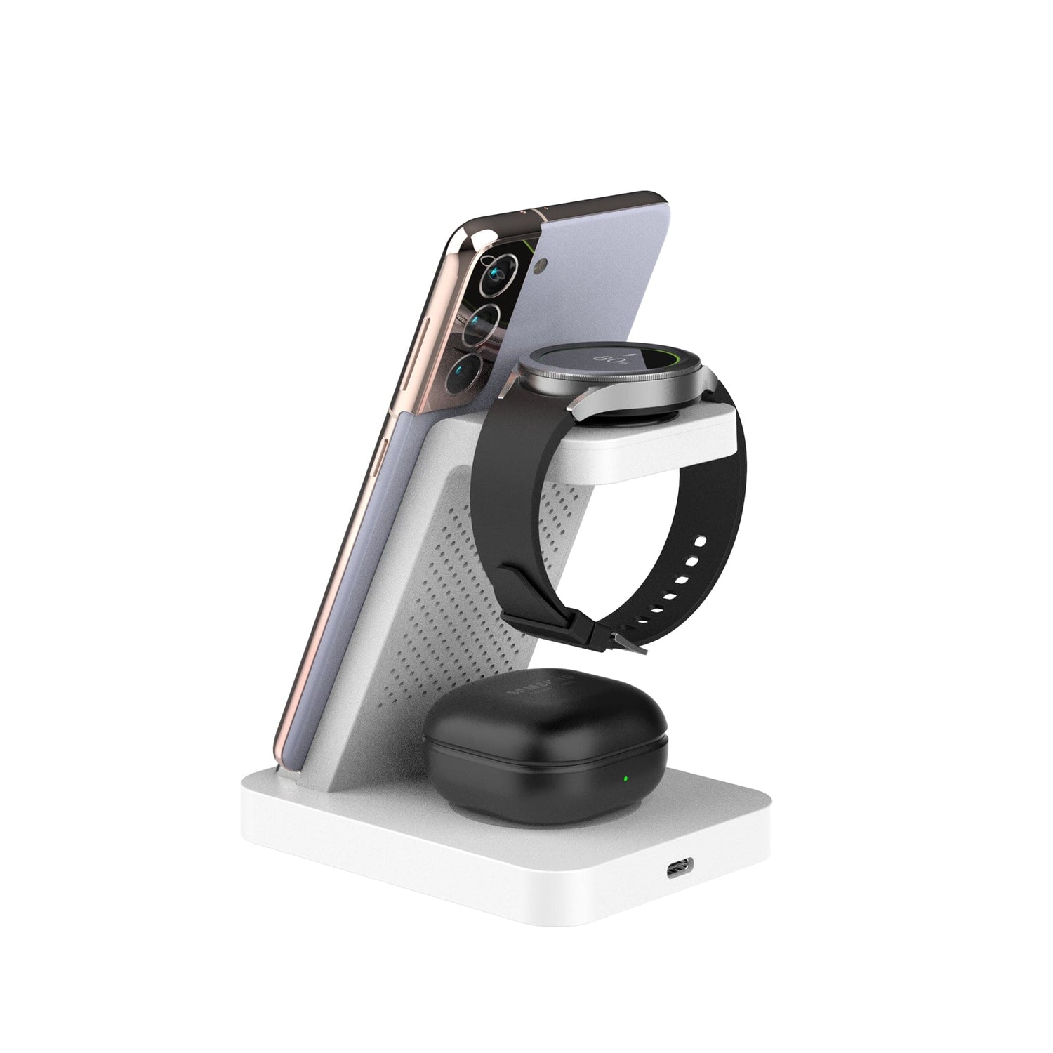 Smartix 3 In 1 Wireless Charging Dock For Samsung Devices