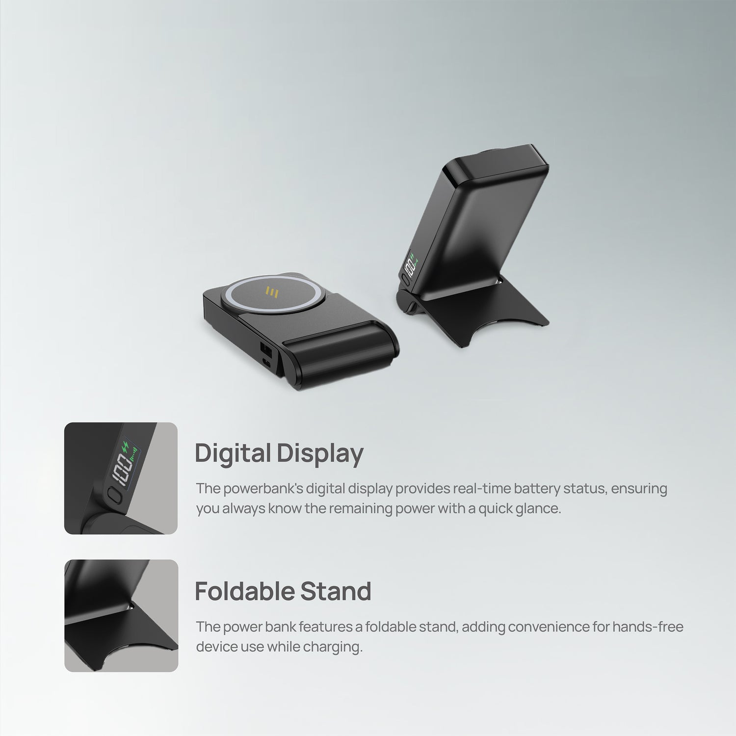 Power Bank 45W Magnetic 10000mAh with 45W USB-C PD