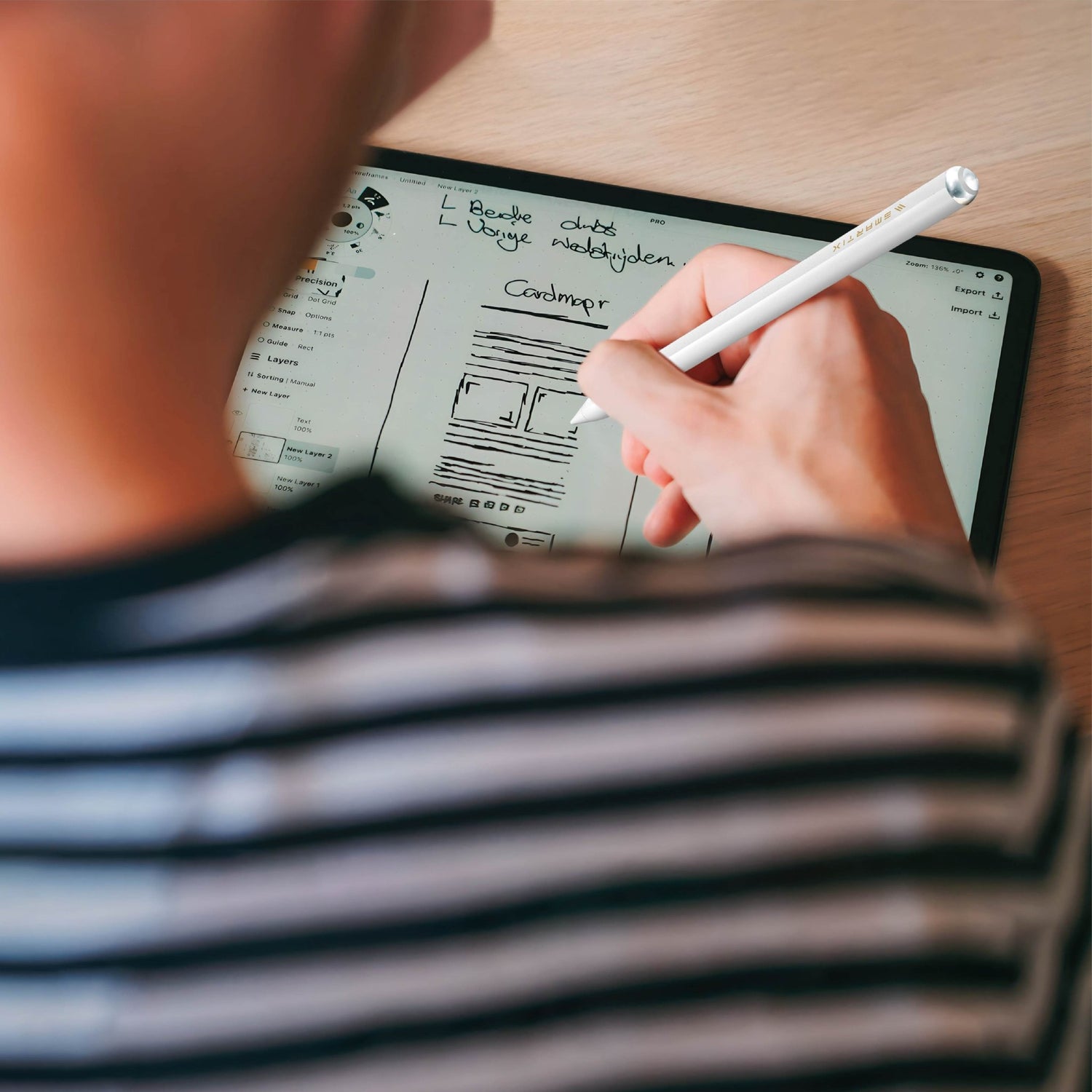 Smartix Premium iPad Pencil - Sketch Pro for Drawing, Writing ...