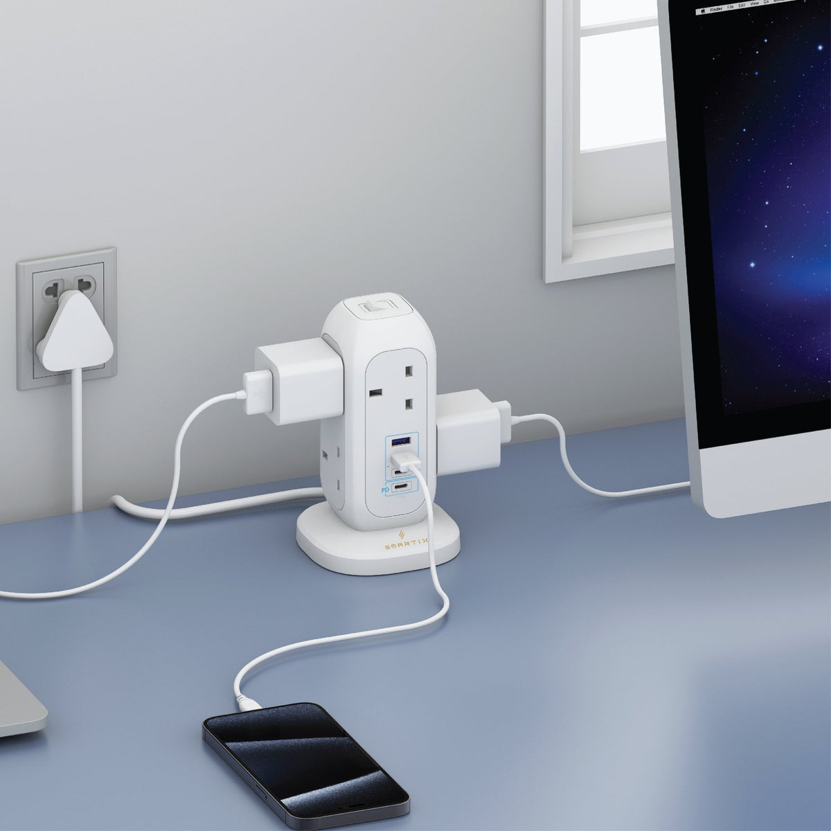 Charging Station for Multiple Devices 20W PD for USB-C